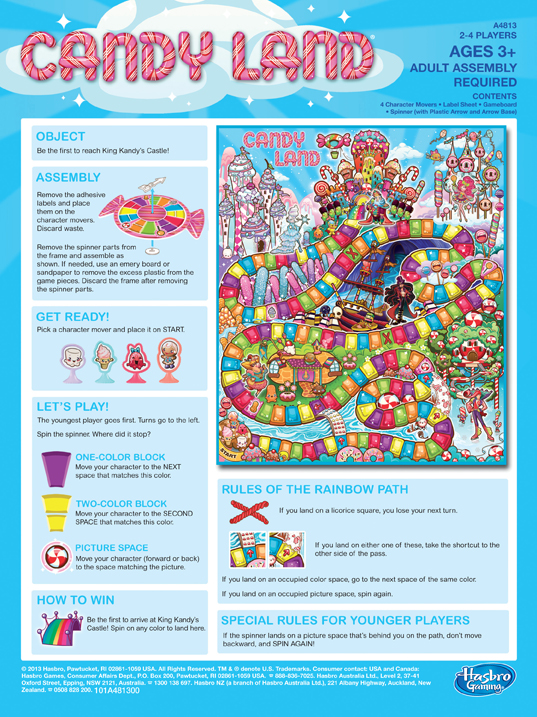 Candyland Rules DriverLayer Search Engine